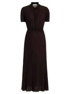 GABRIELA HEARST Amor Knit Midi Dress In Cashmere Silk