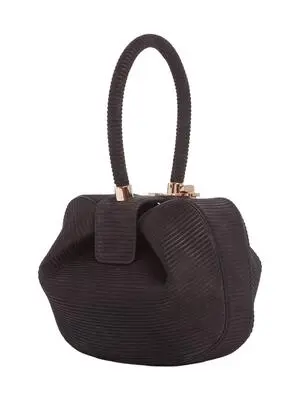 Gabriela Hearst Nina Bag In Corded Suede - Chocolate
