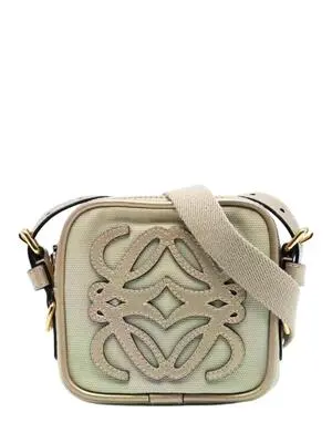 Loewe 2008 Mini Anagram Crossbody Bag - Brown