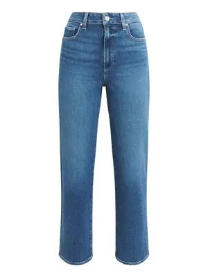 Paige Stevie Straight Ankle Jeans - Blue