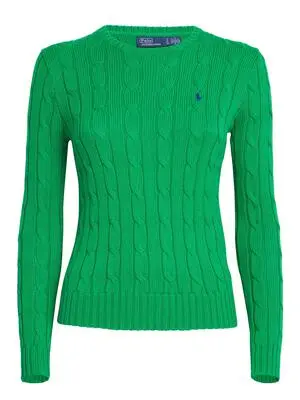 Polo Ralph Lauren Cotton Cable-knit Sweater - Green