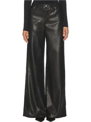 LOVERS AND FRIENDS Brooklyn Faux Leather Pant - Black
