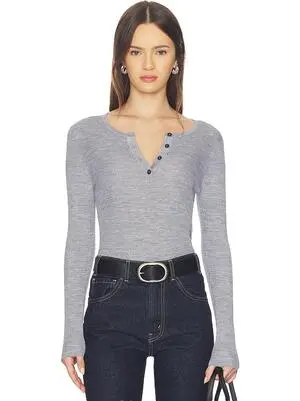 NILI LOTAN Klarise Sweater - Medium Grey Melange