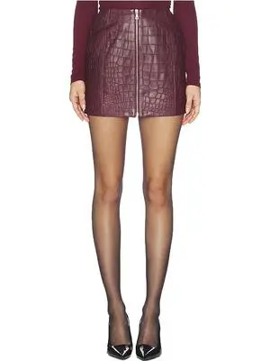Fleur Du Mal Piper Mini Skirt - Auburn