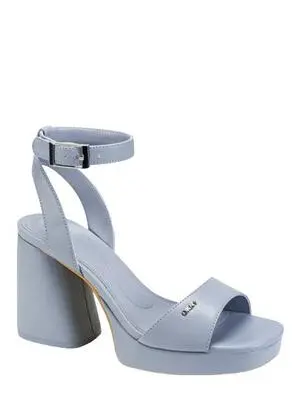 Dkny Scotia Ankle Strap Sandal Slate Blue