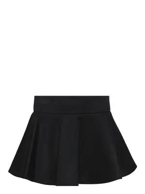 Wardrobe.NYC Circle Mini Skirt - Black
