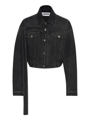 Jean Paul Gaultier Vintage Denim Strap Jacket - Black