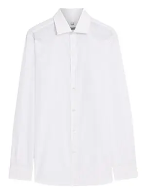 Dunhill Checked Cottonpoplin Shirt - White