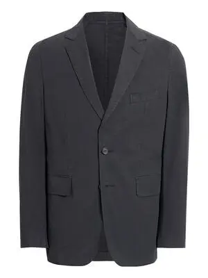 Dunhill Cottonblend Poplin Blazer - Black