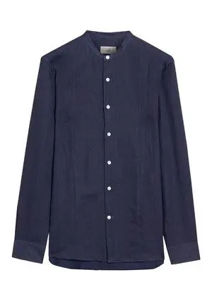 Dunhill Linen Shirt - Navy