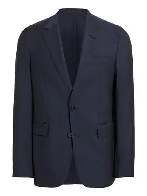 Dunhill Wool And Mohairblend Blazer - Midnight Blue