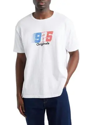 925 ORIGINALS Marathon Graphic Print T-shirt - White