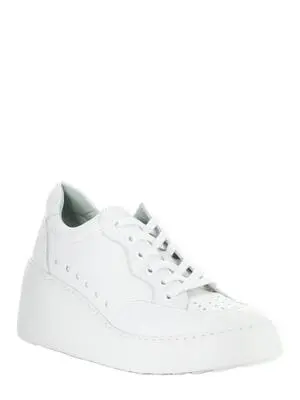Fly London Derk Platform Wedge Sneakers - 000 White