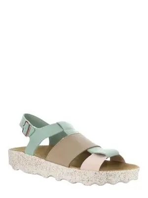 Fly London Calla Sandal - Multi Mint