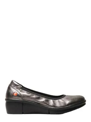 Fly London Platform Wedge Pumps - Graphite