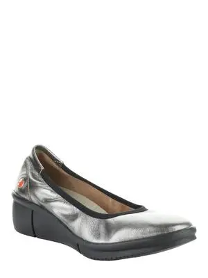 Fly London Platform Wedge Pumps - Graphite