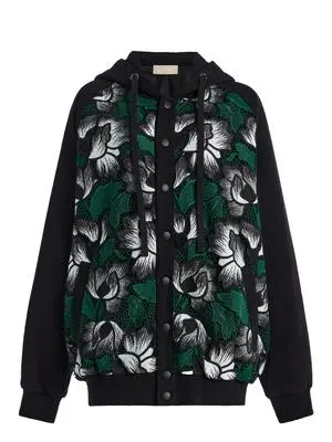 Elie Saab Macrame Bomber Jacket - Multi