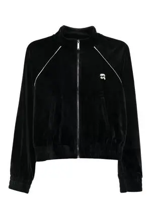 Karl Lagerfeld Ikon Cropped Jacket - Black