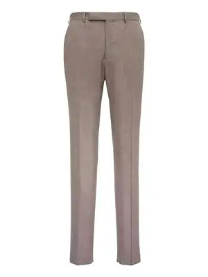 Zegna Buttoned Trousers - Neutrals