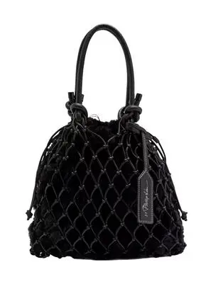 3.1 Phillip Lim Mini Macrame Tote Bag - Black