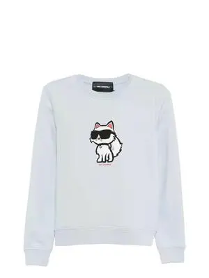 Karl Lagerfeld Ikon Sketch Sweatshirt - Blue