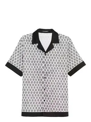 Karl Lagerfeld Aop Sslv Shirt - Grey