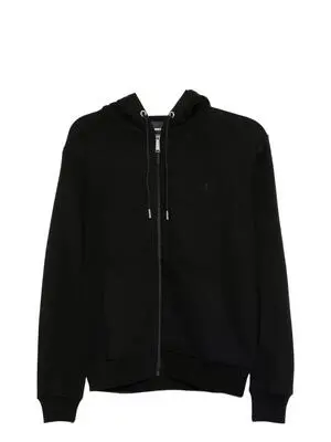 Karl Lagerfeld Kameo Zip Up Hoodie - Black
