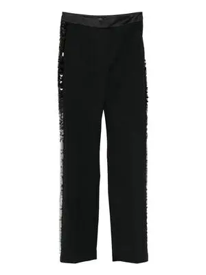 Karl Lagerfeld Degrade Straight Trousers - Black