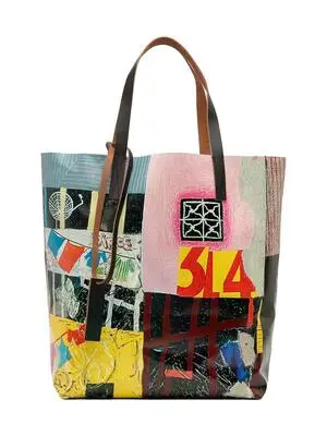 Marni Printed Pvc Tote Bag - Multicolour