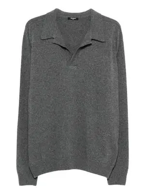 Balmain Polo-collar Sweater - Grey