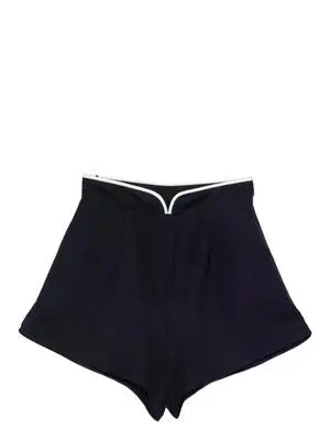 ADRIANA DEGREAS Zip-fastening Shorts - Blue