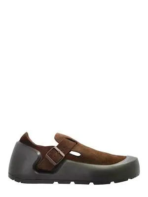 BIRKENSTOCK Reykjavik Nubuck Sandals - Brown
