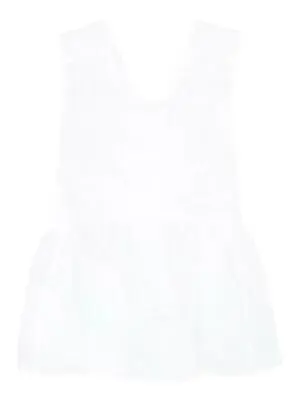 Cecilie Bahnsen Cora Peplum Top - White