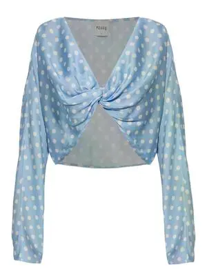 Posse Polka-dot Blouse - Blue