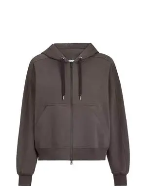 Brunello Cucinelli Hooded Zip-up - Brown