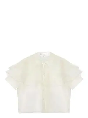FRAME Ruffled Shirt - White