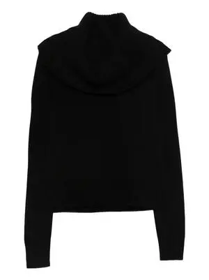 TOTEME Funnel Sweater - Black