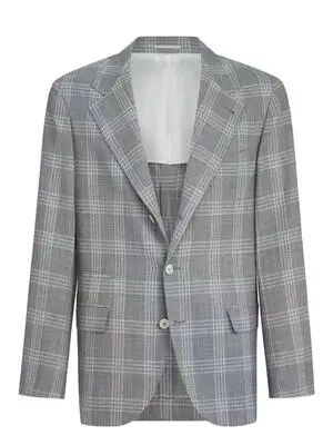 Brunello Cucinelli Notched-lapel Blazer - Grey