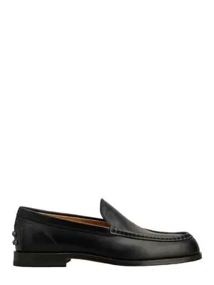 TOD'S Metal-studded Loafers - Black
