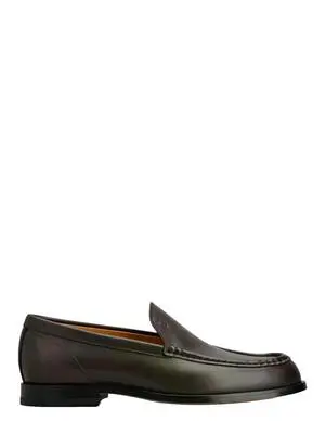 TOD'S Stitch-detail Loafers - Brown