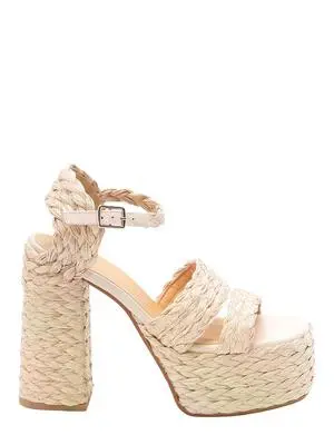 CASTAÑER Raffia Platform Sandals