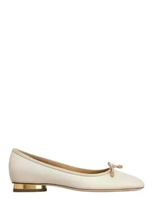 TOD'S Bow-detail Ballet Flats - Neutrals