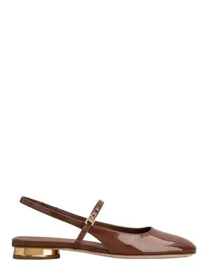 TOD'S Slingback Flat Pumps - Brown