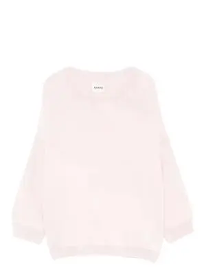 Khaite Sabina Long-sleeve Sweater - Pink