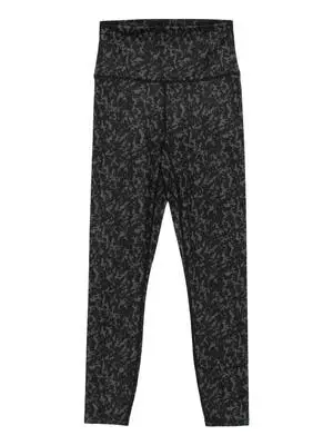 Varley High Rise Printed Leggings - Black