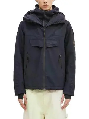 NAPAPIJRI Hooded Patch Jacket - Blue