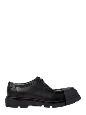 Camper Junction Leather Lace-up Shoes - Black