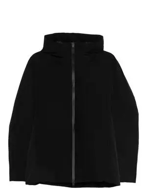 Attachment Hooded Zip Jacket - Black