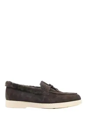 DOUCAL'S Leather Loafers - Brown