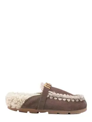 Mou Winter Bio Logo Mules - Brown